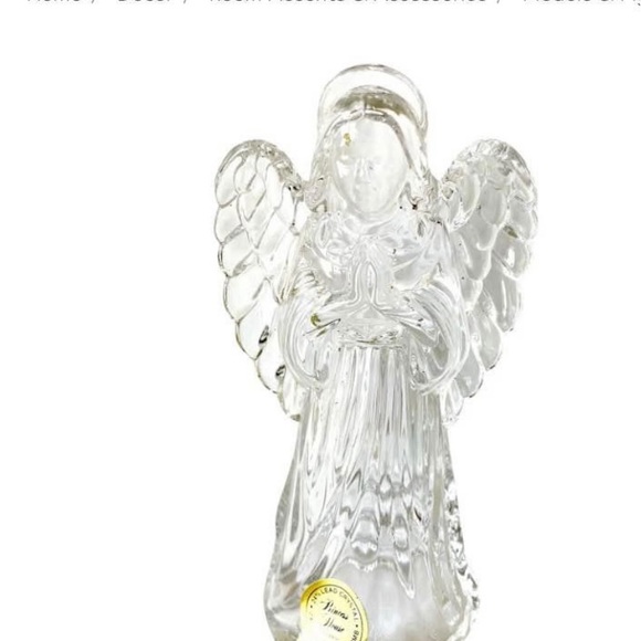 Princess House | Other | Princess House Crystal Standing Angel Nativity ...
